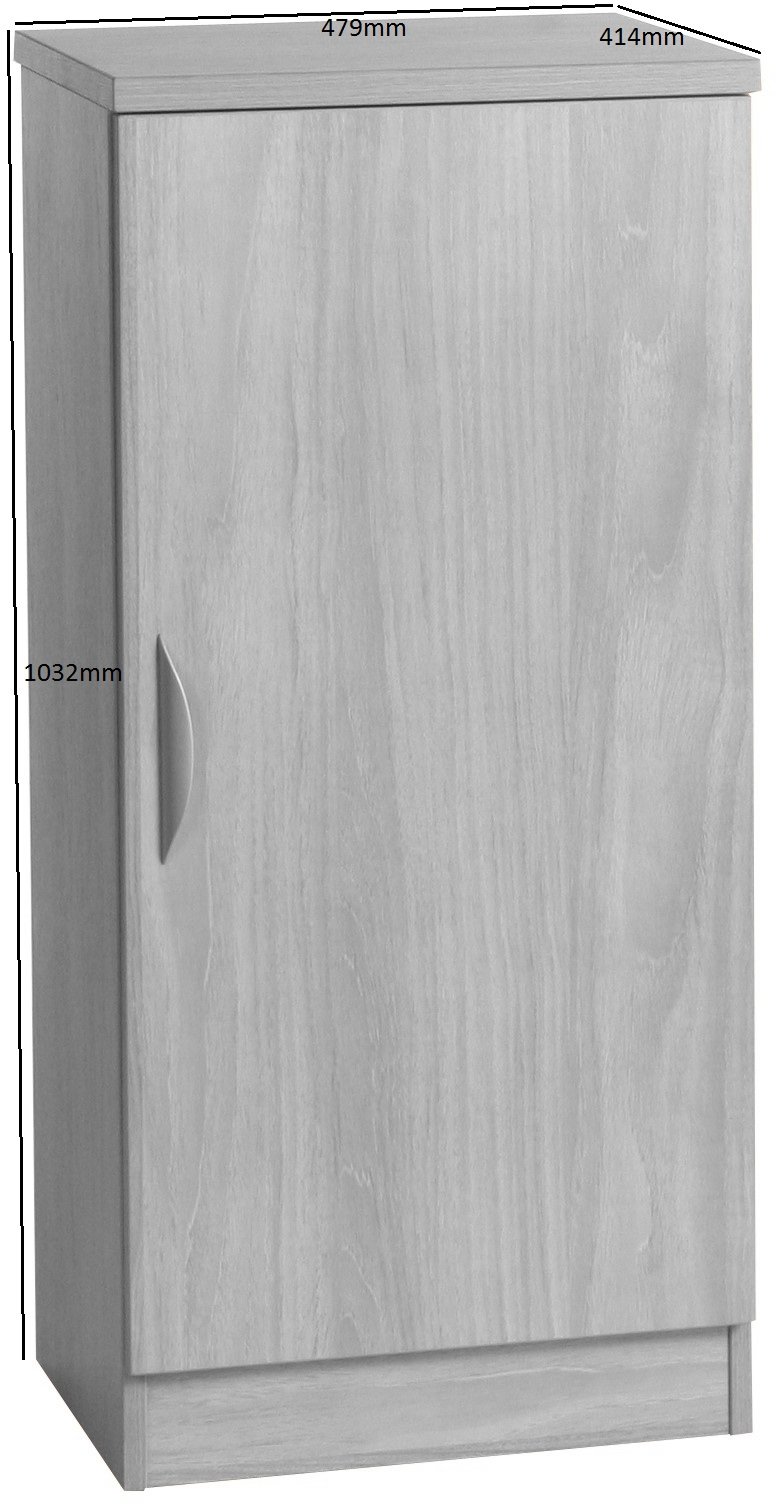 R White Cabinets Mid Height Cupboard 480mm Wide - Storage & Filing ...