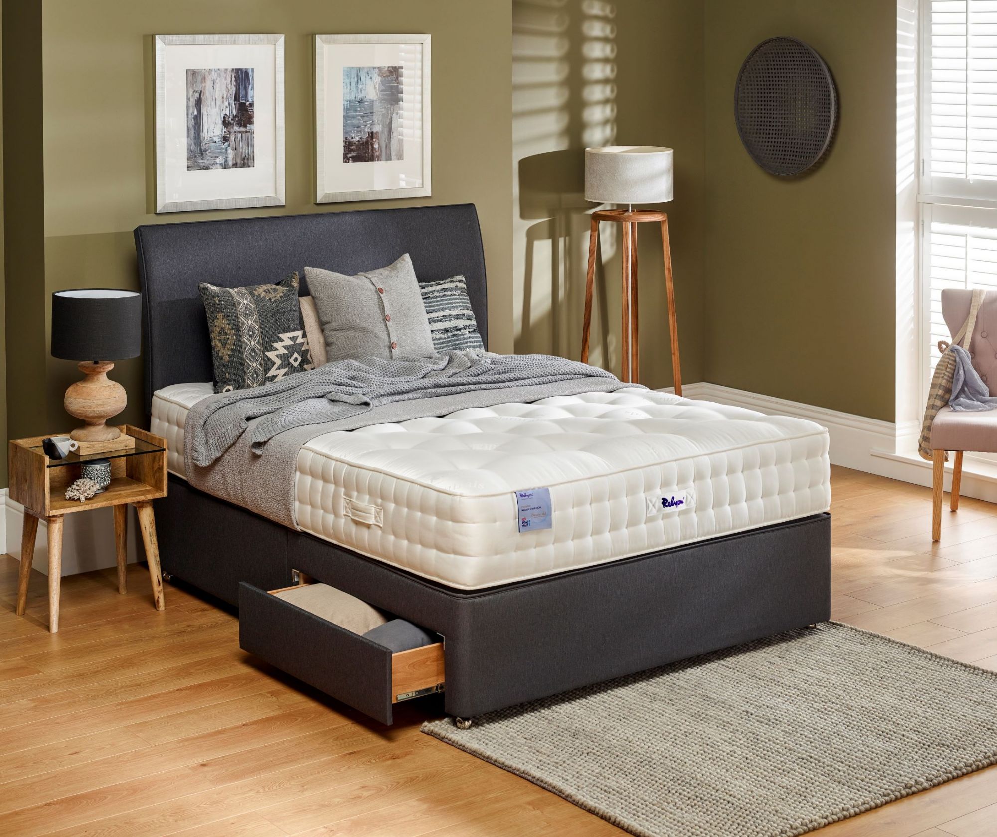 Relyon Coniston Natural Wool 2200 - Divan Beds - Living Homes