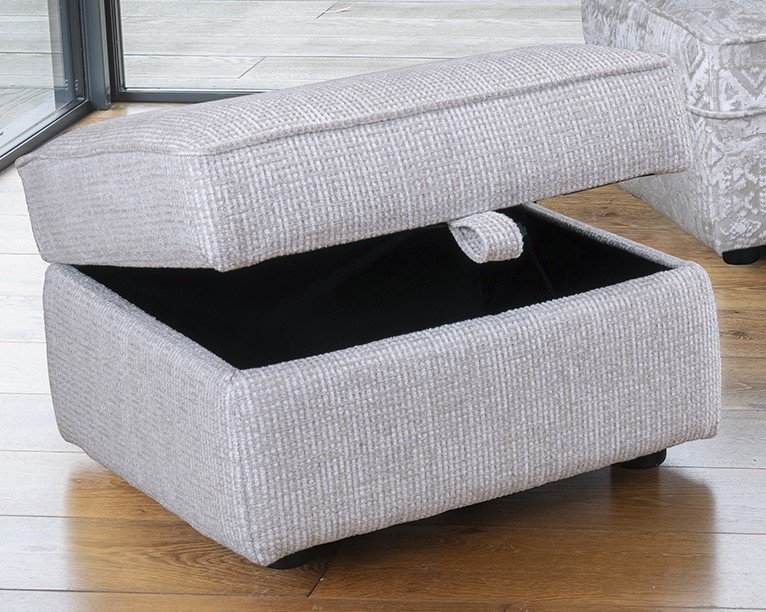Alstons Fairmont Storage Footstool - Footstools - Living Homes