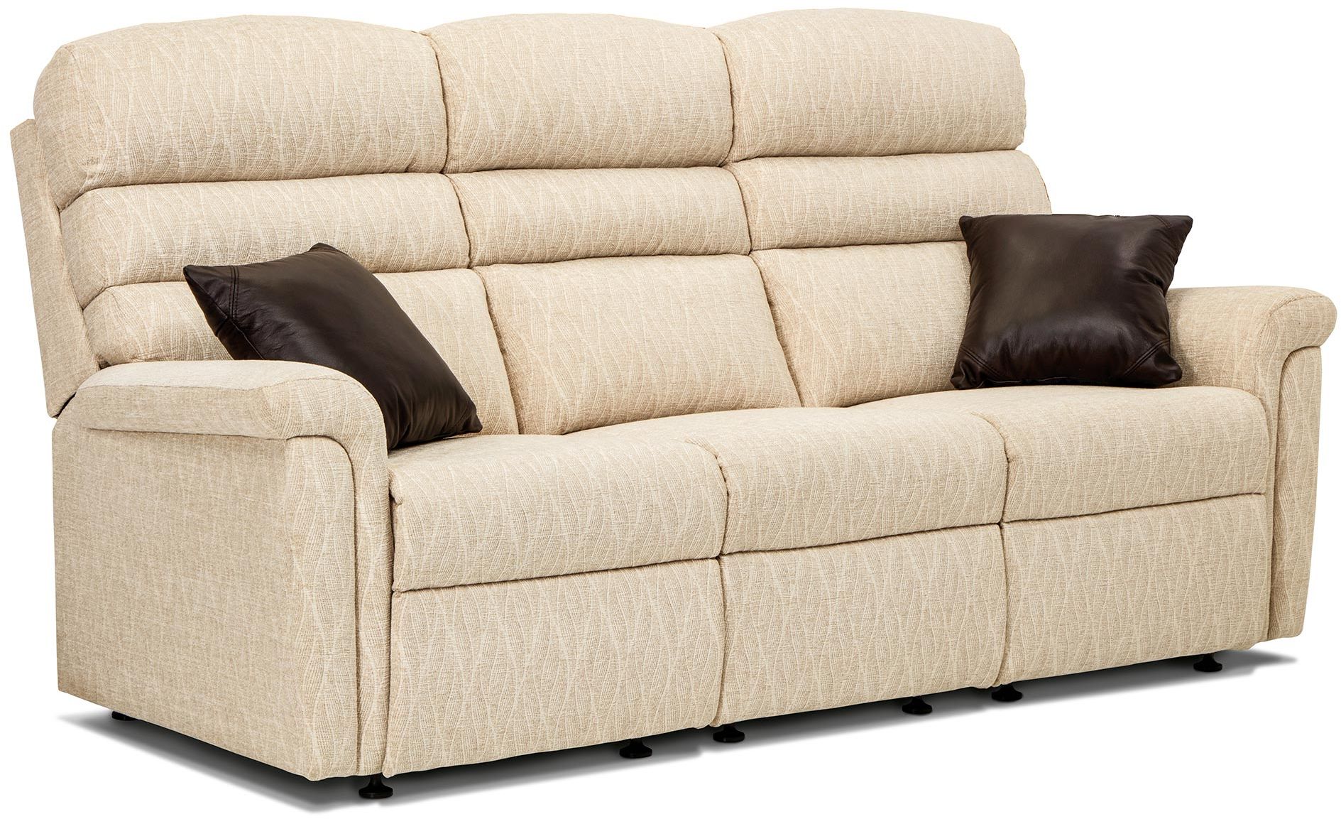 Sherborne Upholstery Sherborne Comfi-Sit Small 3 Seater Fixed Sofa ...