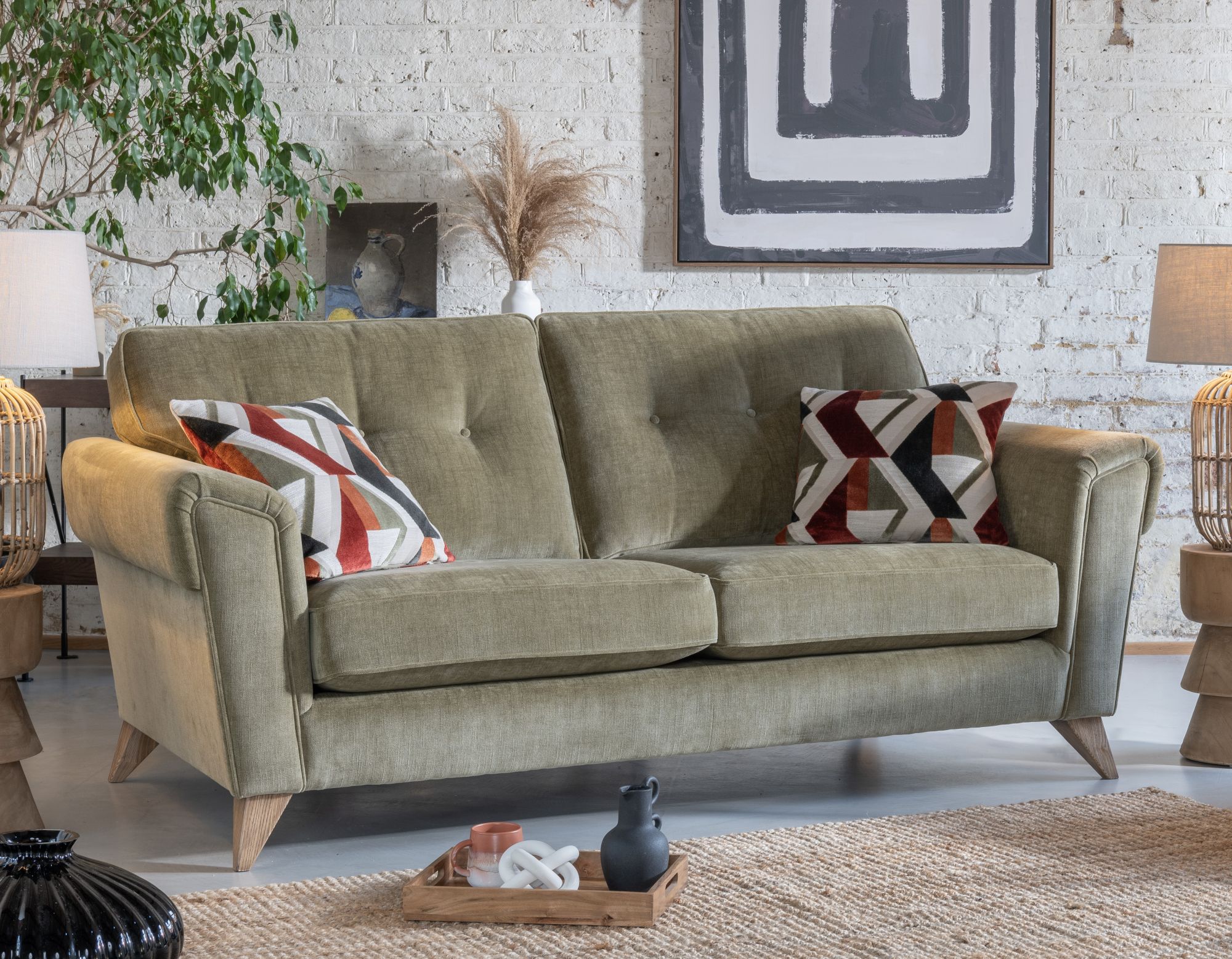 Alstons Nevada 3 Seater Sofa - Medium Sofas - Living Homes