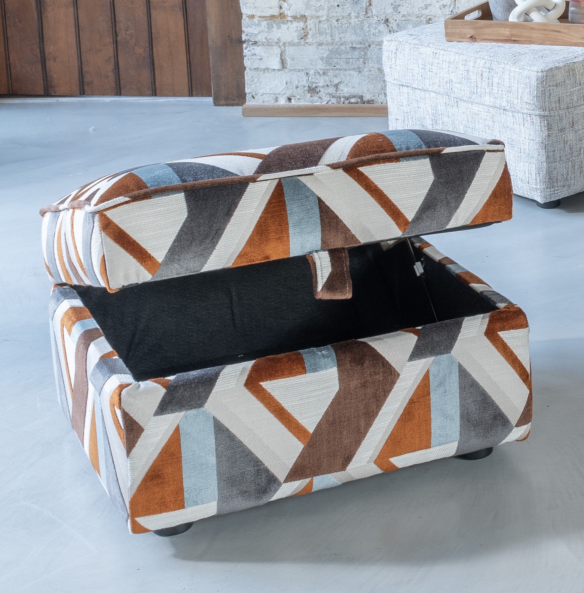 Alstons Nevada Storage Footstool - Footstools - Living Homes