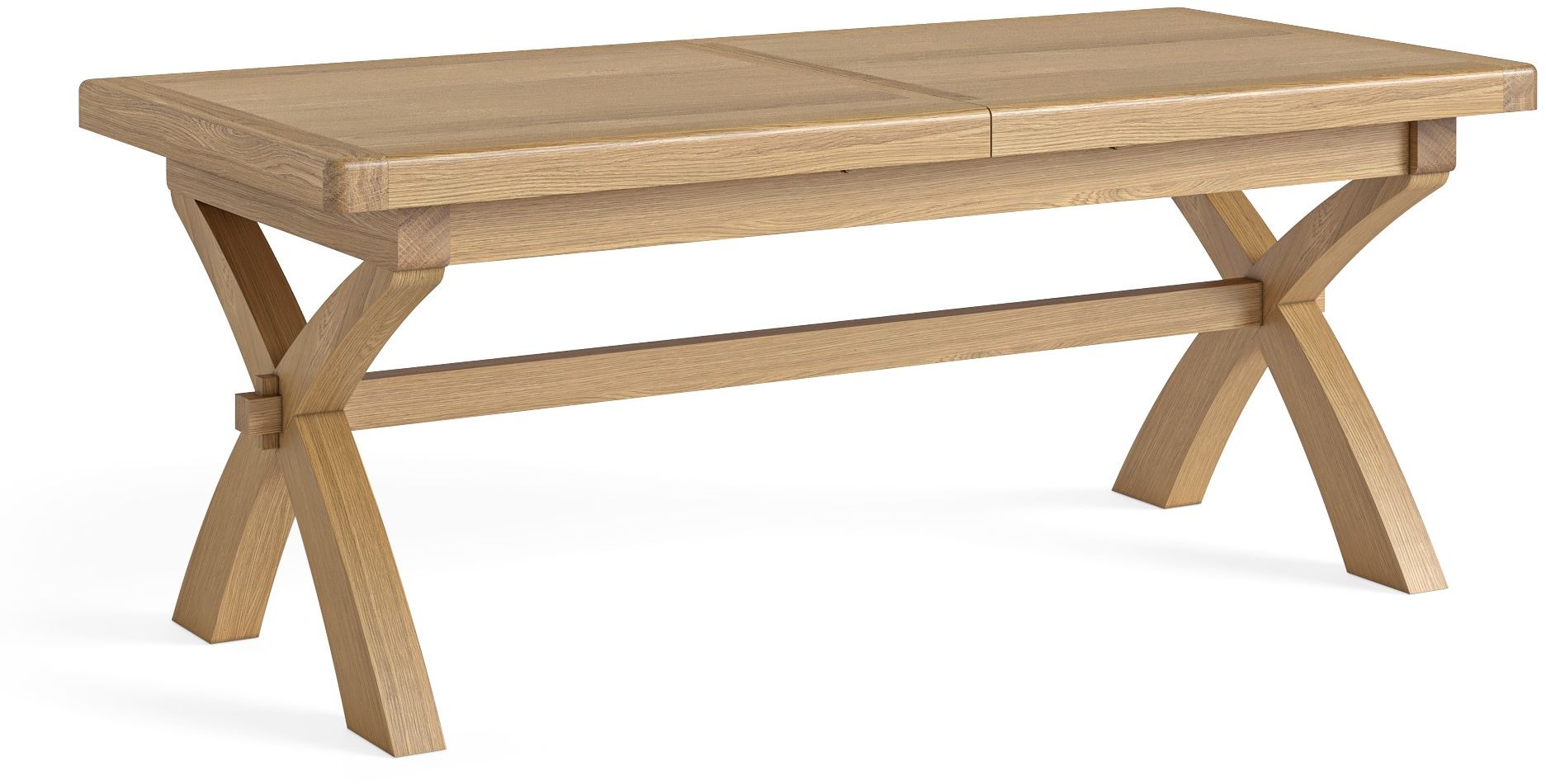 Living Homes Collection Edinburgh Cross Leg Extending Dining Table ...