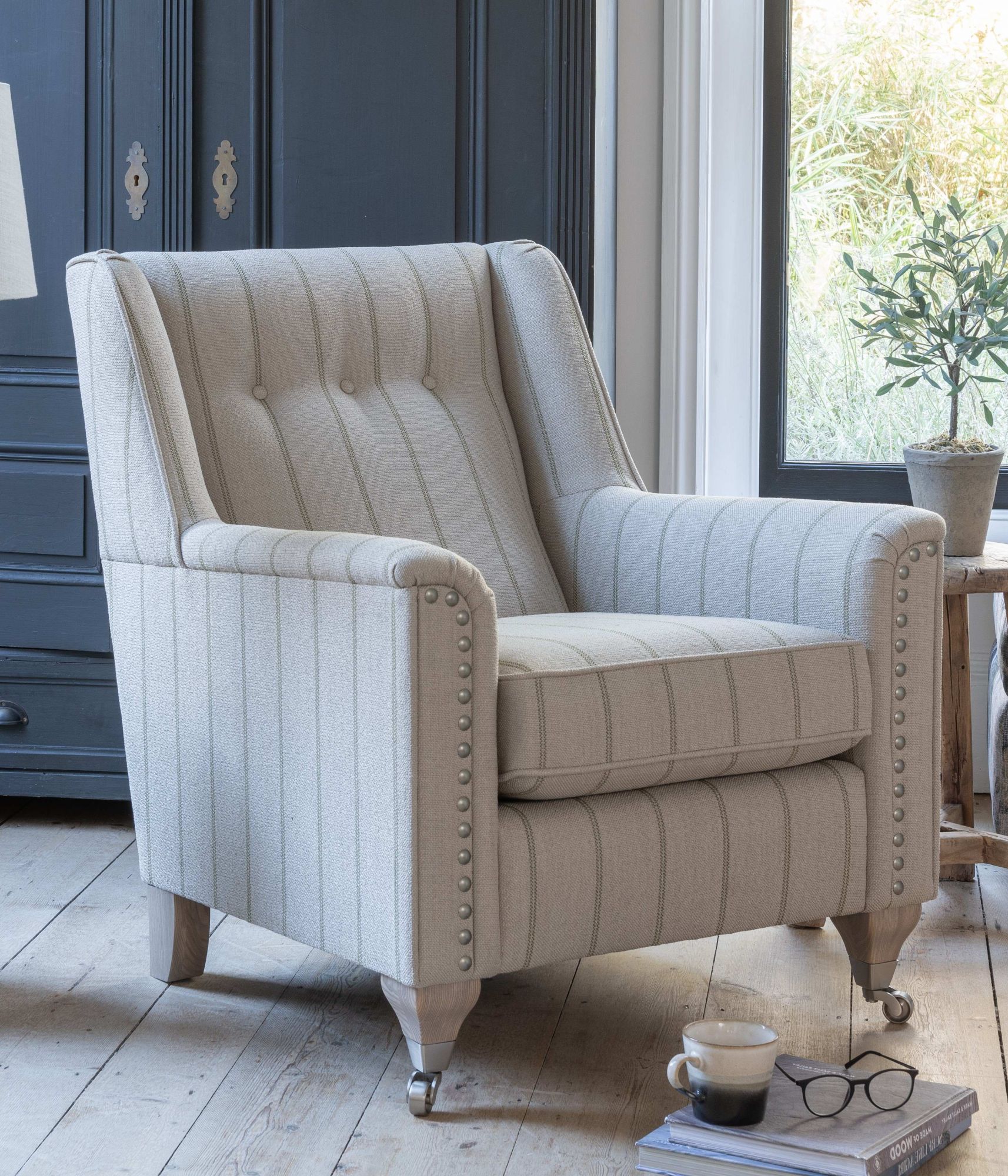 Alstons Woodstock Accent Chair - Armchairs - Living Homes