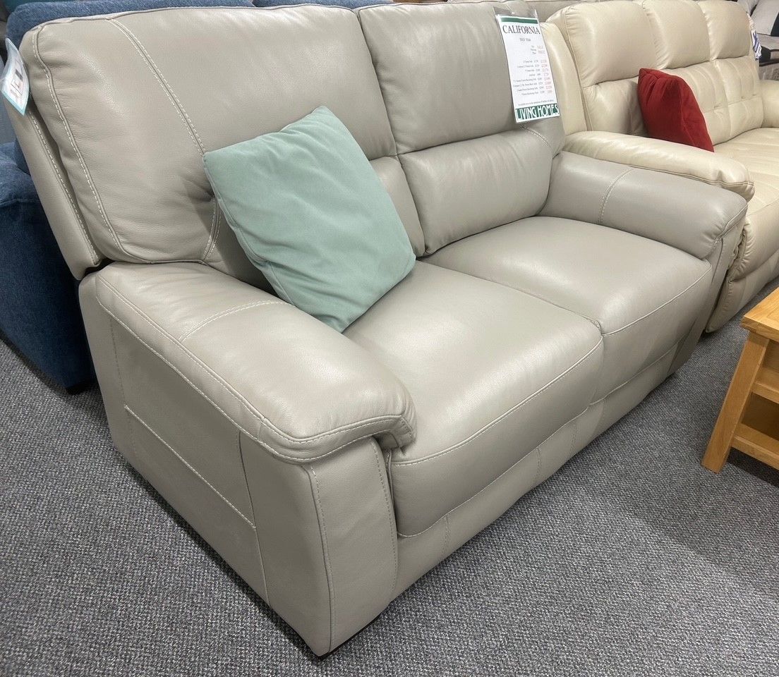 Clearance - HTL California 2 Seater Fixed Sofa & Power Reclining Chair ...