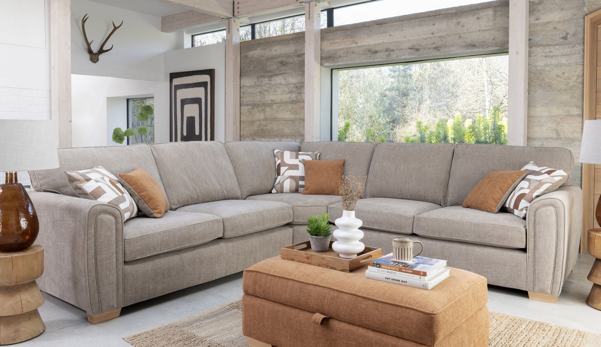 Alstons Memphis Corner Group 1 (3 Corner 3) - Corner Sofas - Living Homes